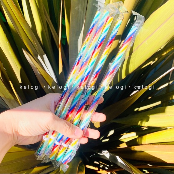 Starbucks | Other | Set Of 5starbucks Rainbow Pride Swirl Straws | Poshmark
